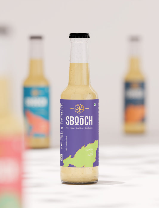Buy natural kombucha tea online in India; Sbooch Kombucha