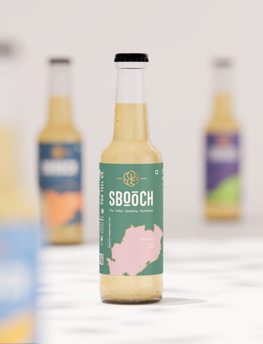 Buy natural kombucha tea online in India; Sbooch Kombucha
